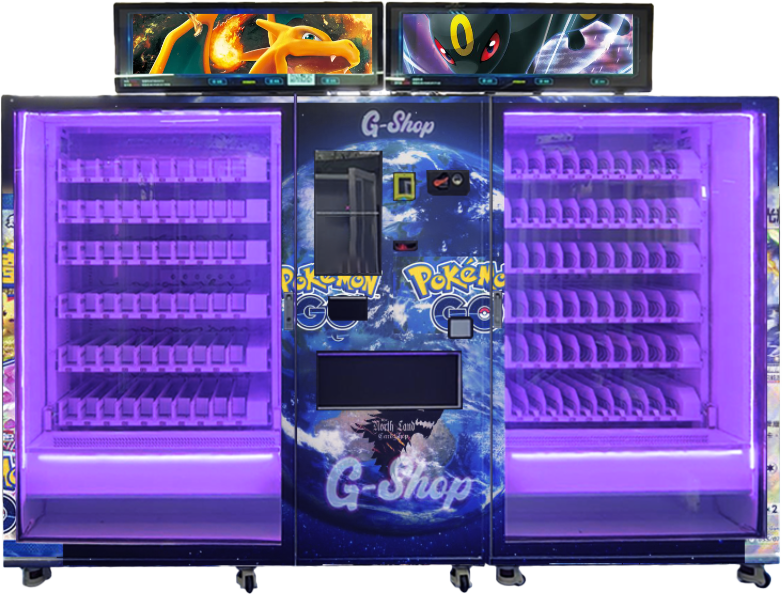 Large capacity Customizable Pokemon card vending machine with carrying ...